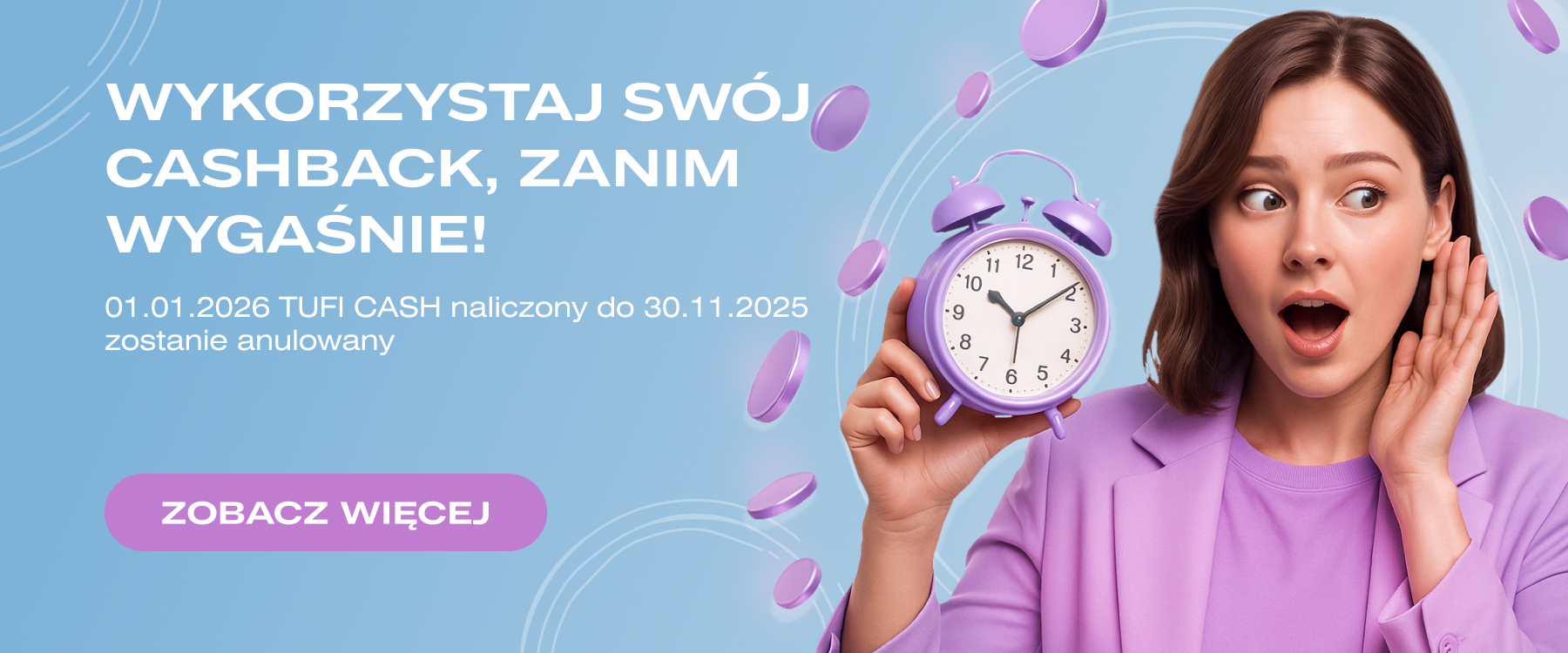 Nie przegap swojego TUFI CASH!